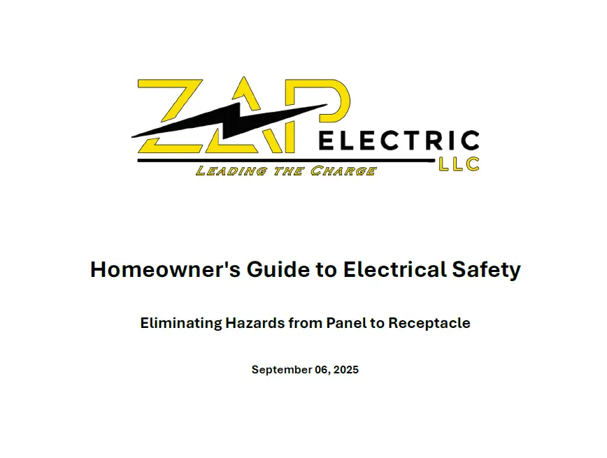 Professional Electrical Services - ZAP Electric LLC